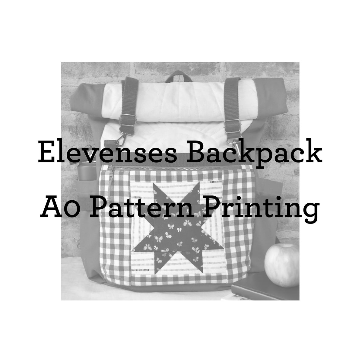 Elevenses Backpack_A0 PDF Pattern Printing – EWE fine fiber goods