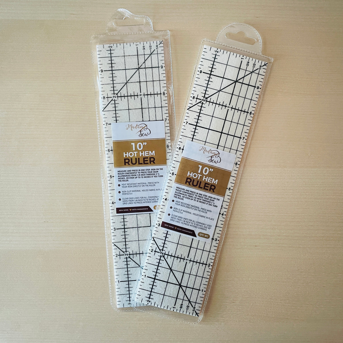 Hot Hem Ruler – EWE fine fiber goods